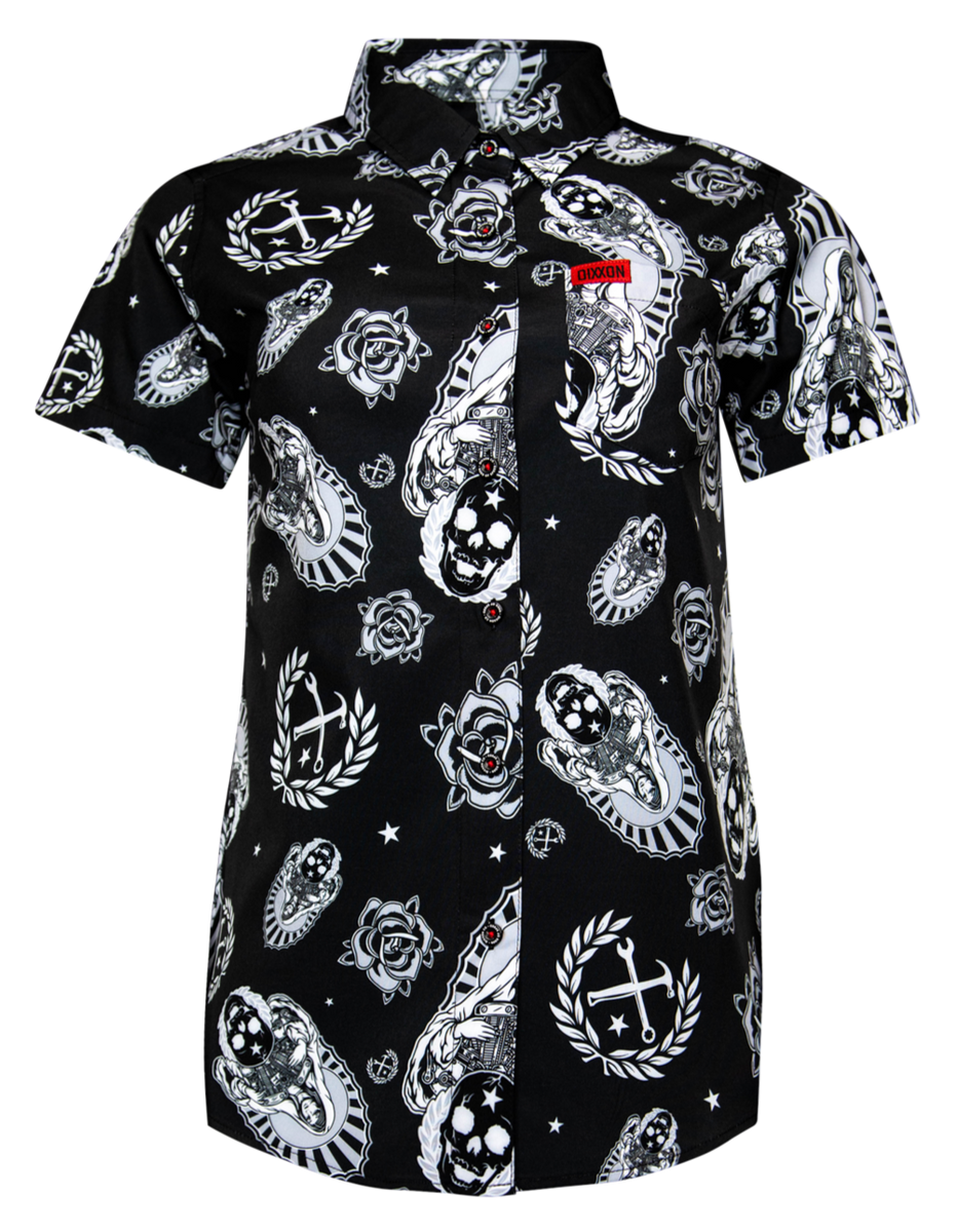 Gods Of Speed Women's Short Sleeve Party Shirt – Smashforth