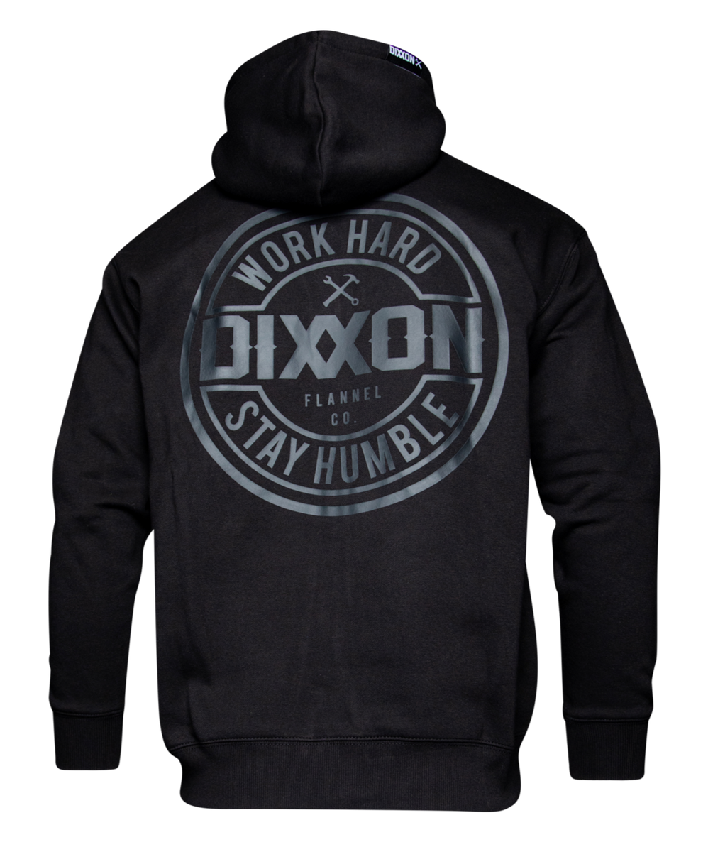 Corpo Zip Up Hood - Black / Black – Smashforth