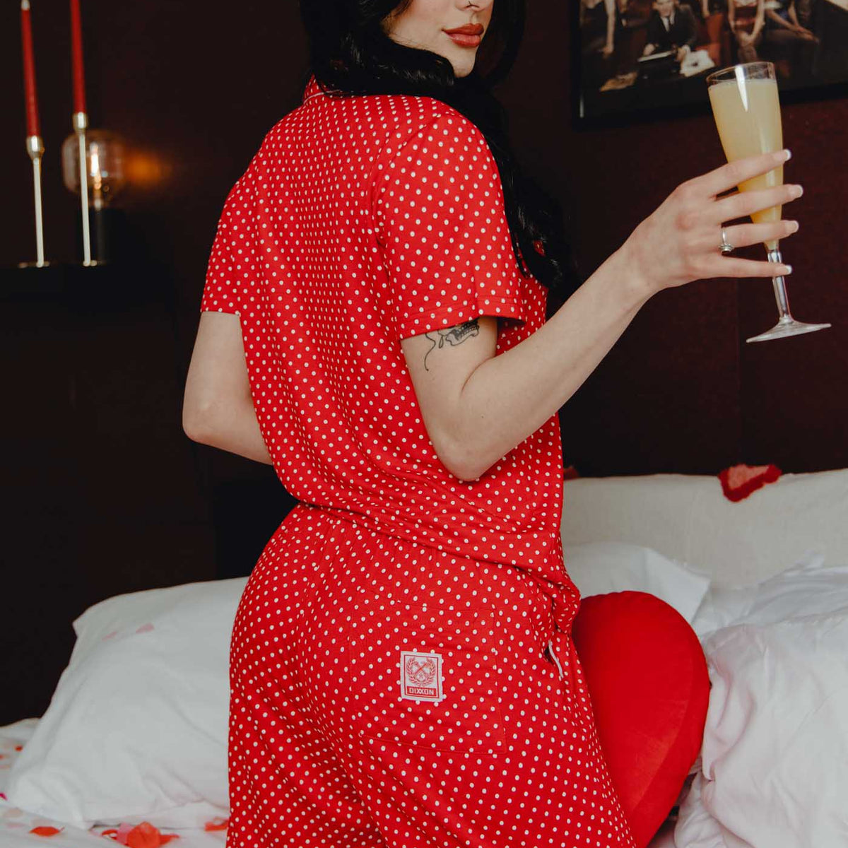 Women's Red Milton Pajama Pants – Smashforth