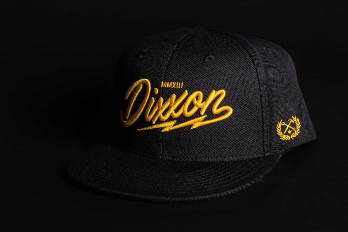 Lightning Script Snapback - Yellow / Black – Smashforth