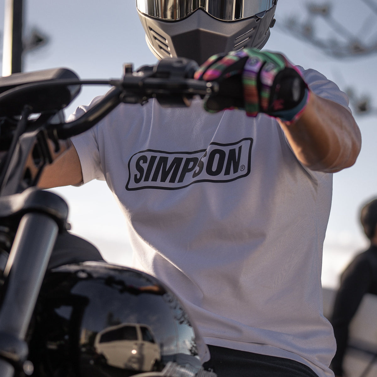 Simpson White Corpo Tee – Smashforth