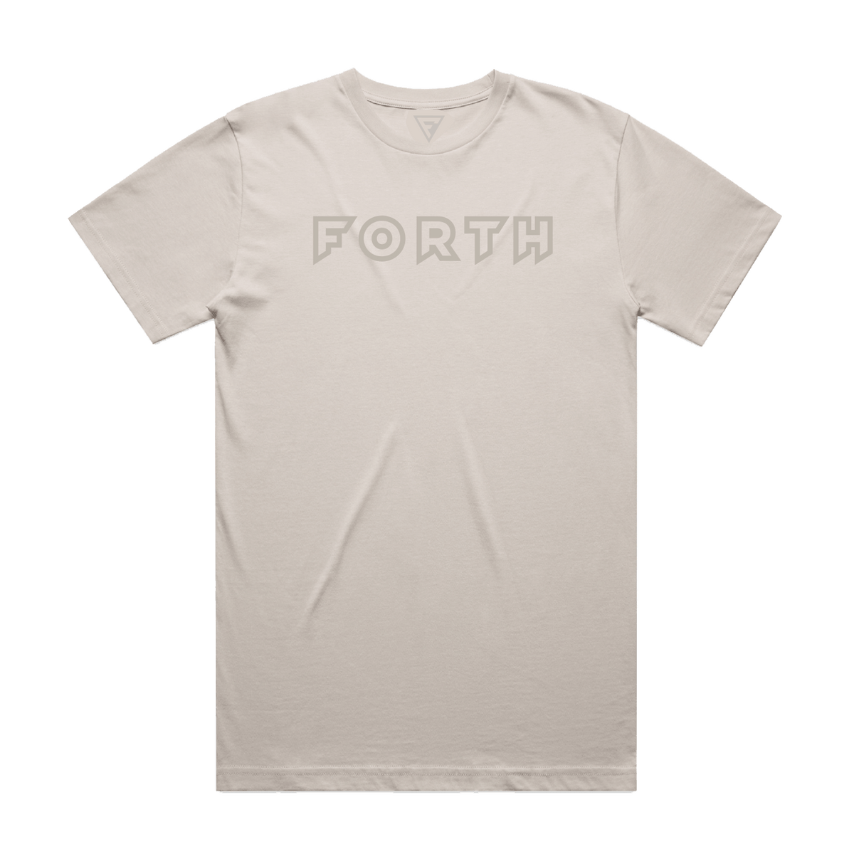 FORTH Outline Logo Tee - Bone – Smashforth
