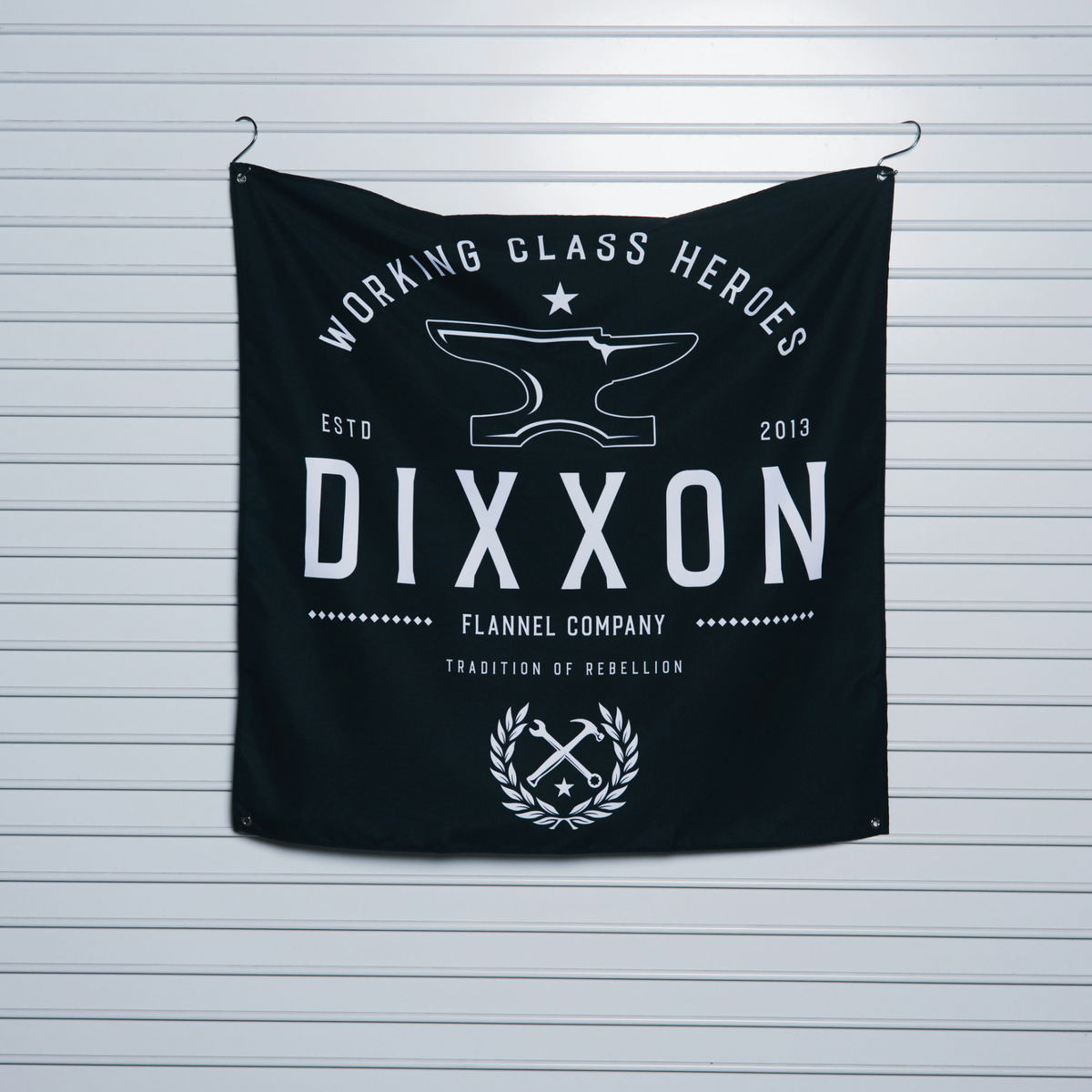 Working Class Heroes Garage Banner- 36"x 36" – Smashforth