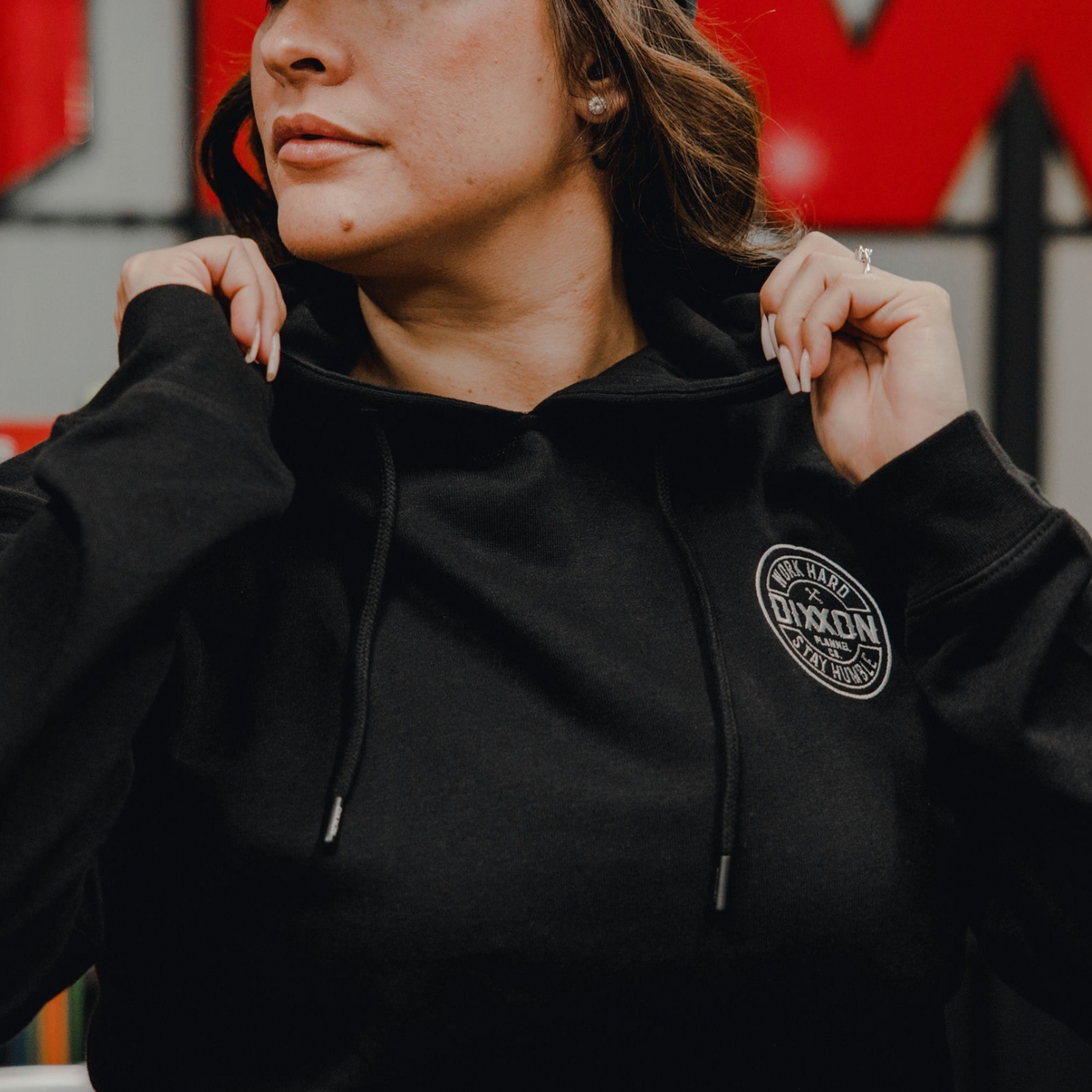 Corpo Lightweight Womens Hood - White / Black – Smashforth