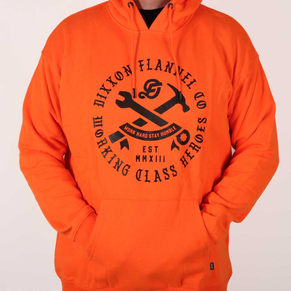 Working Class Heroes FR Hood - Black / Orange – Smashforth