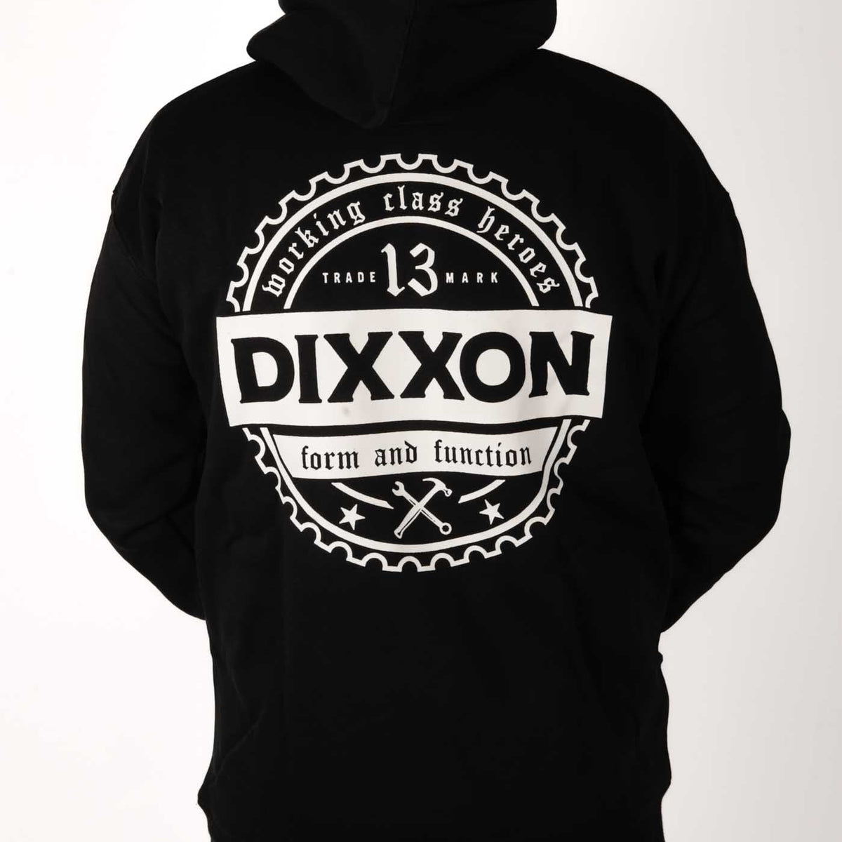 Working Class Heroes White / Black Pullover Hood – Smashforth